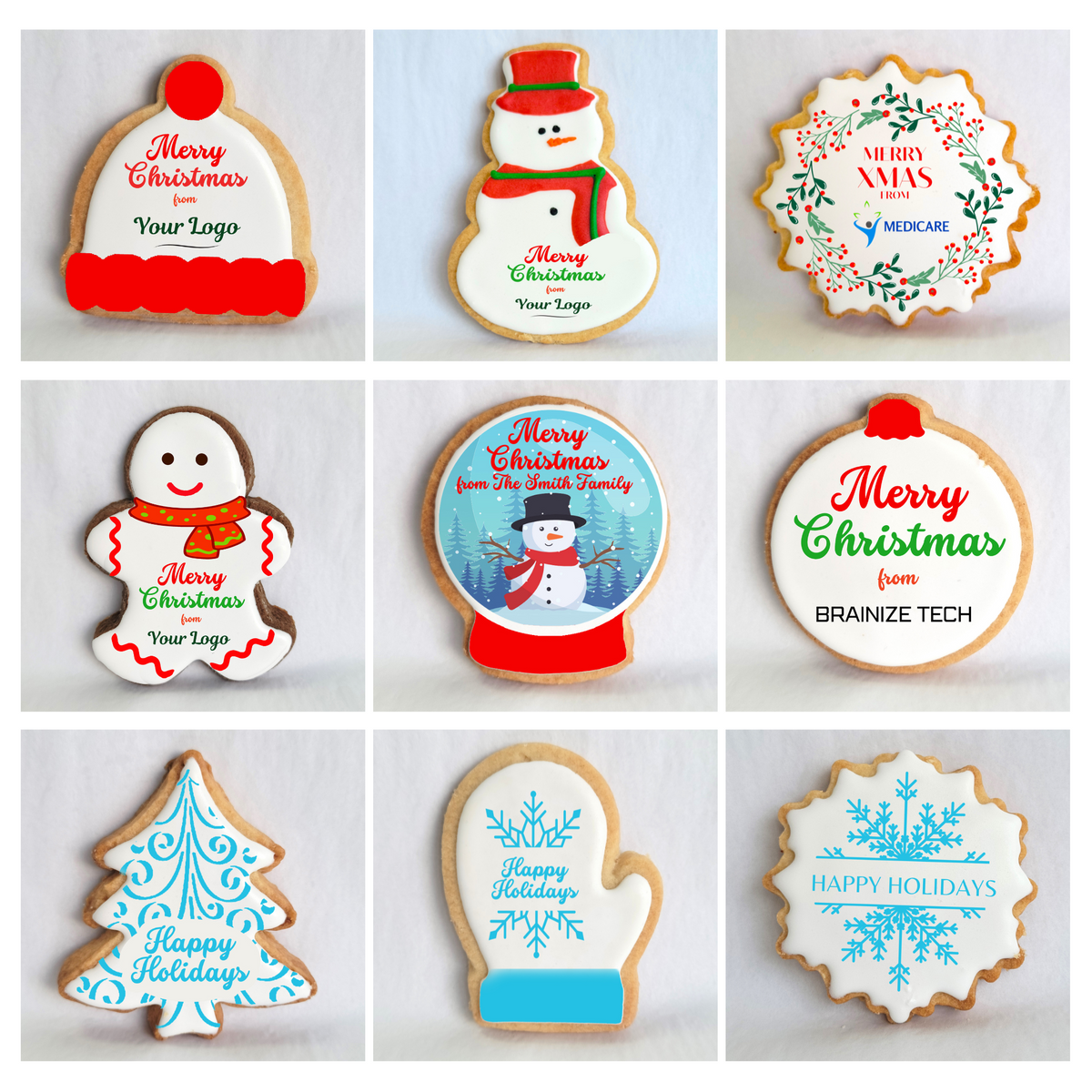 Logo Holiday Cookies – Passion for Desserts