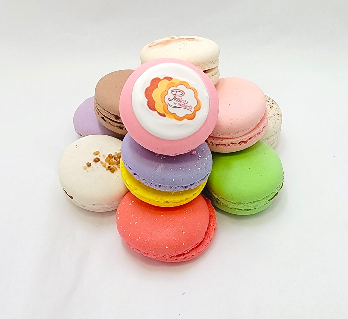 Custom Logo French Macaron Cookies | Personalized Cookies – Passion for ...