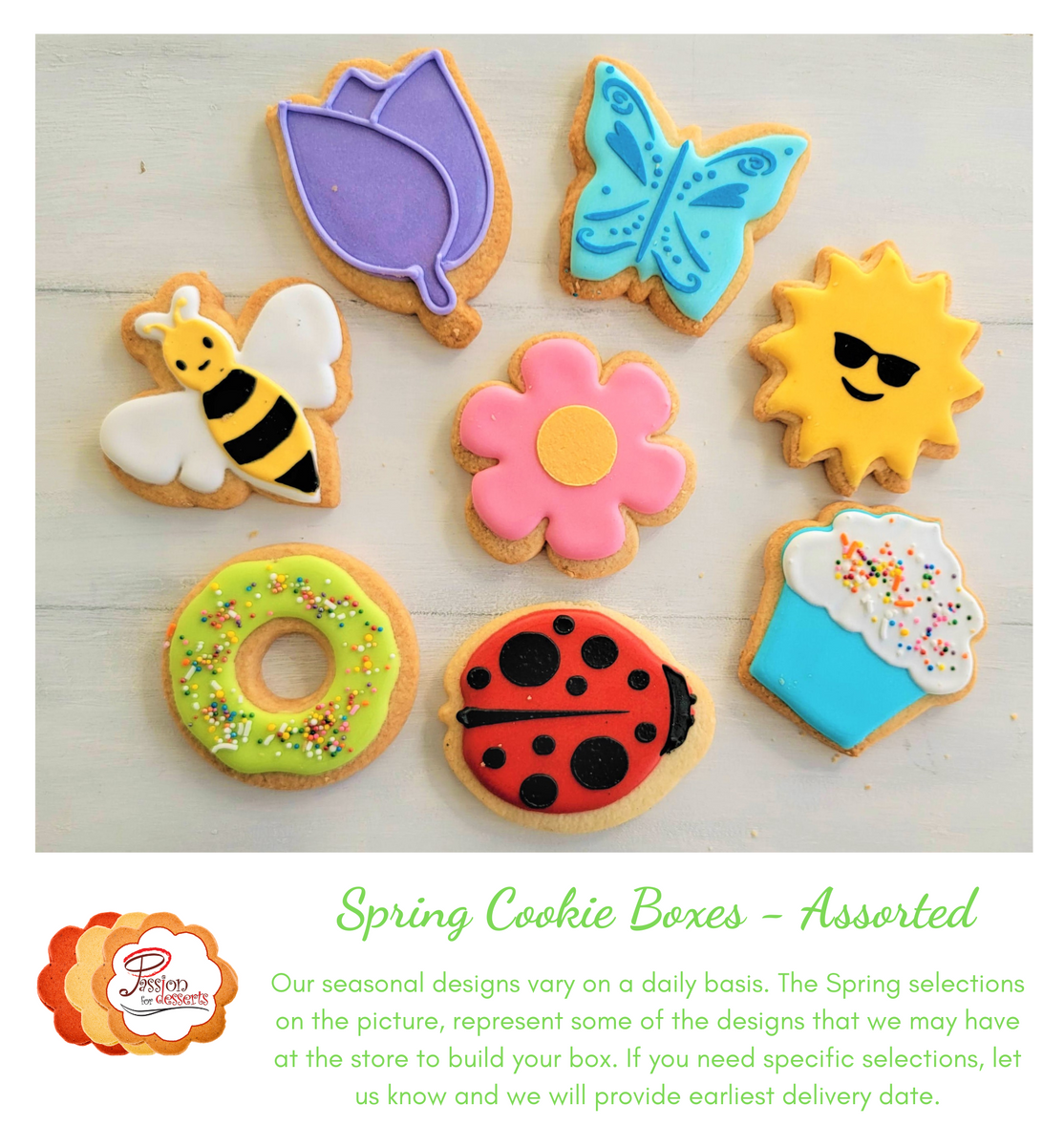 Spring Assorted Cookies – Passion for Desserts
