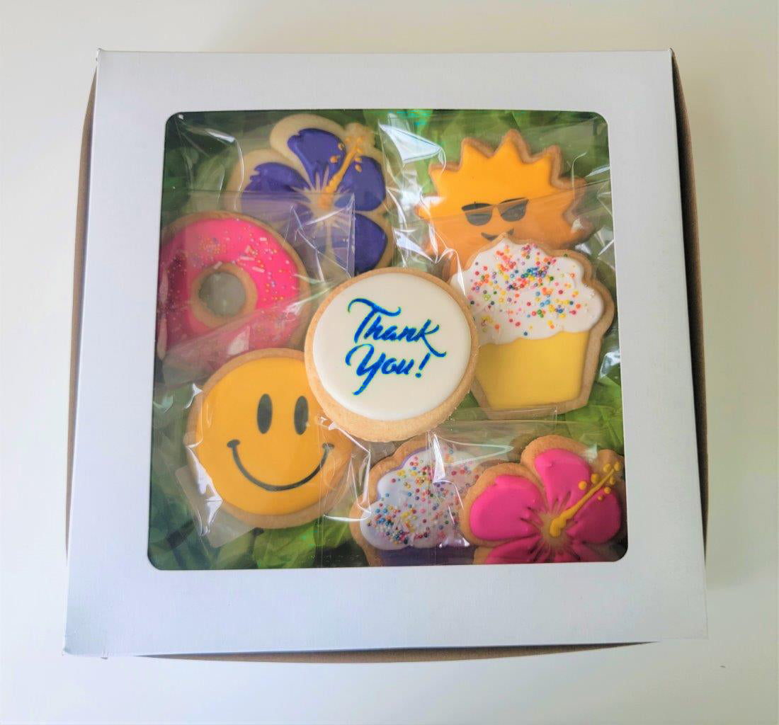 Thank You Cookie Box - Assorted Seasonal – Passion for Desserts