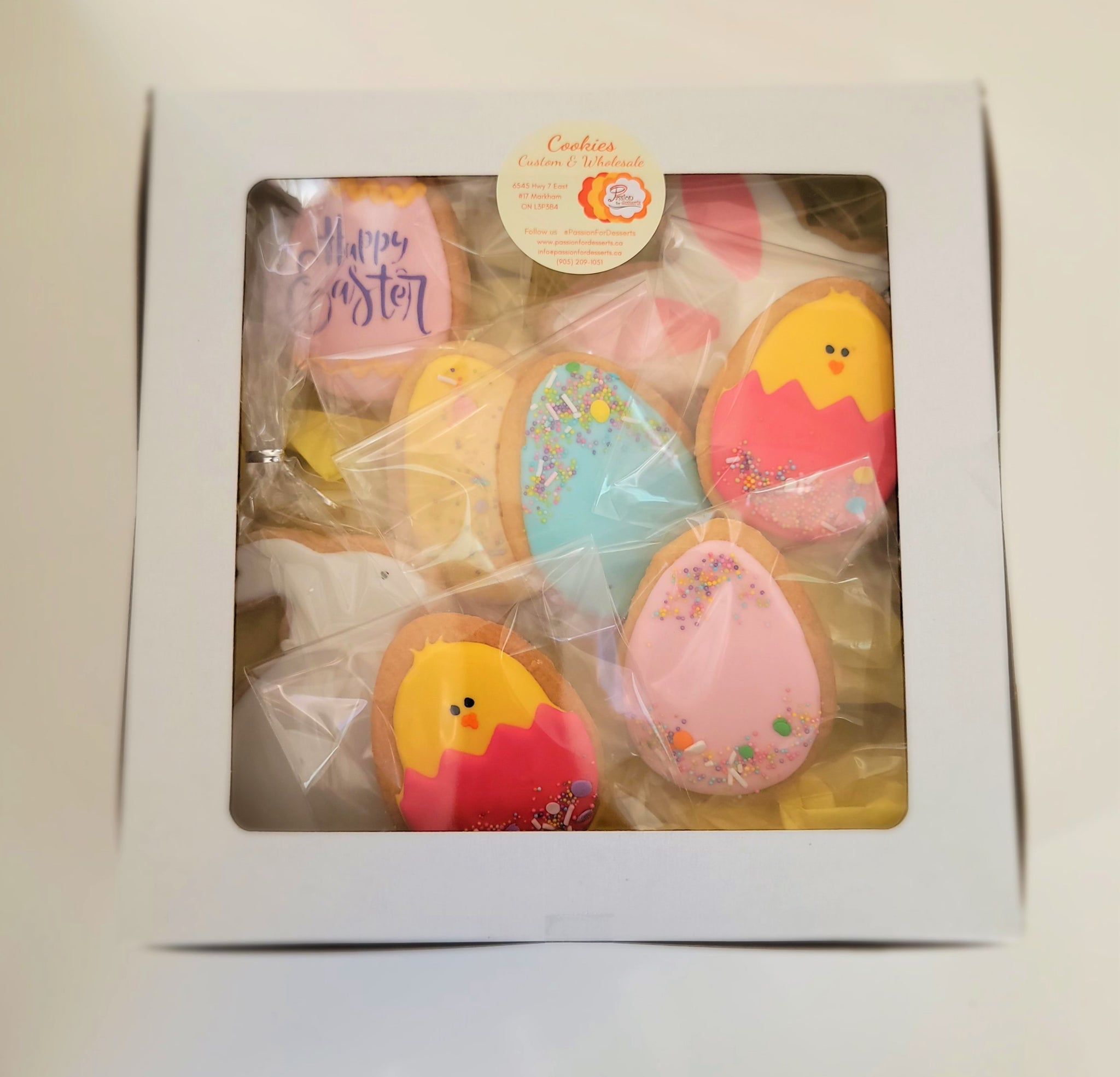 Easter Assorted Cookie Boxes – Passion for Desserts